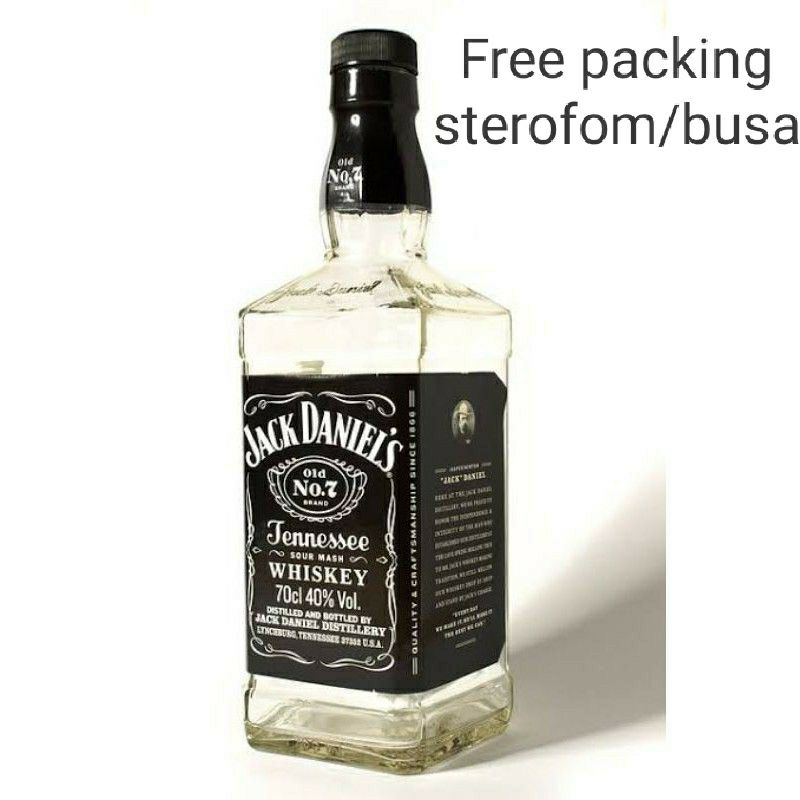 Jual Botol bekas miras Jack daniels botol koleksi | Shopee Indonesia