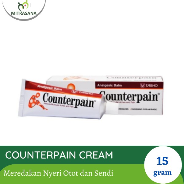 Jual Counterpain Cream 15gr 30gr 60gr 120gr | Shopee Indonesia