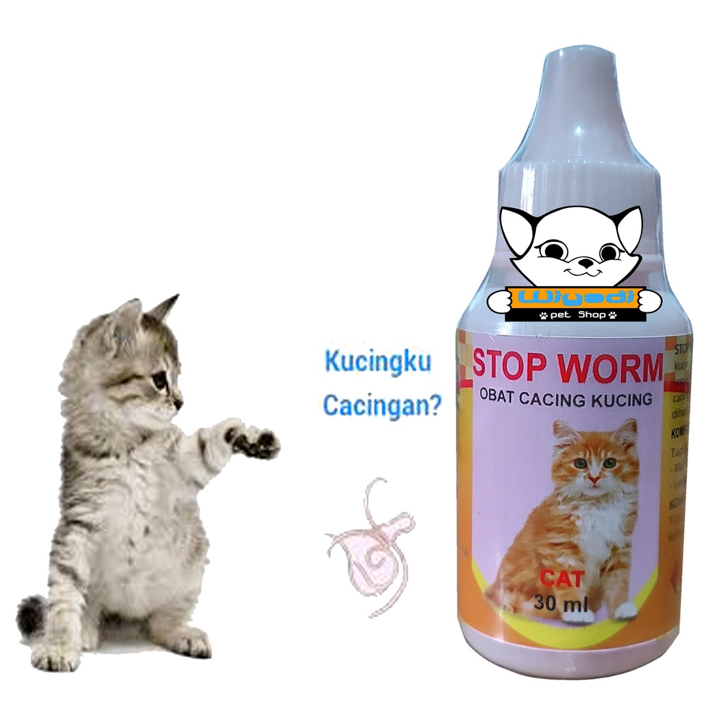Jual Stop Worm 30ml Untuk Mengatasi Cacing buat Kucing | Shopee Indonesia