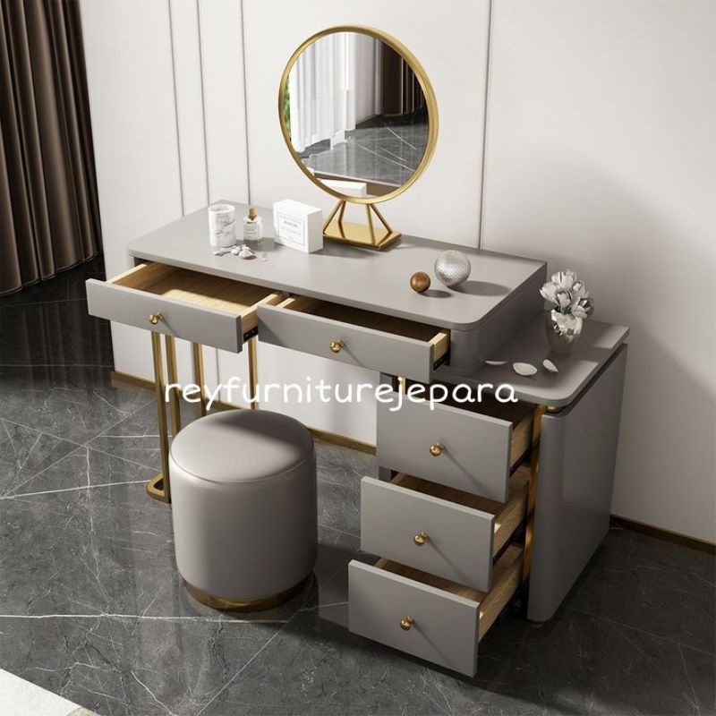 Jual MEJA RIAS MINIMALIS KAKI BESI MODERN, TOLET MINIMALIS KAKI BESI ...