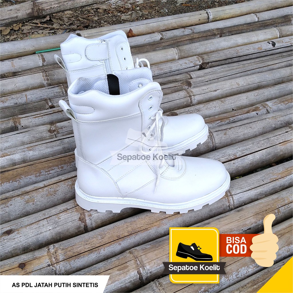 Jual SEPATU PDL PUTIH PDU UPACARA PELANTIKAN SEPATU PASKIBRA PASKIBRAKA ...