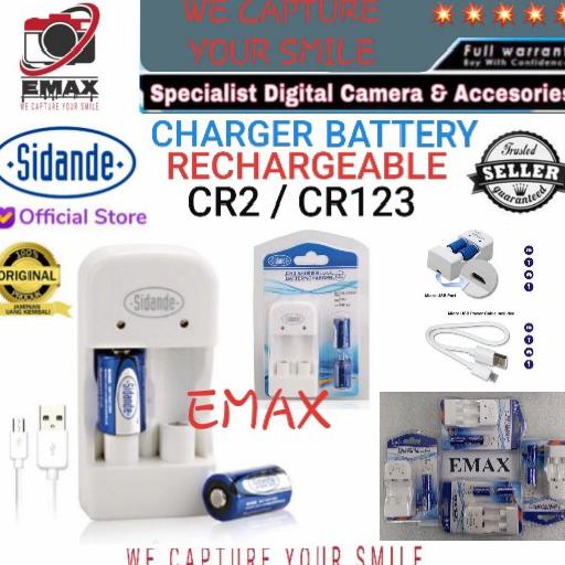 Jual PROMO! Baterai Rechargeable CR2/CR123, instax |Battery & Charger ...