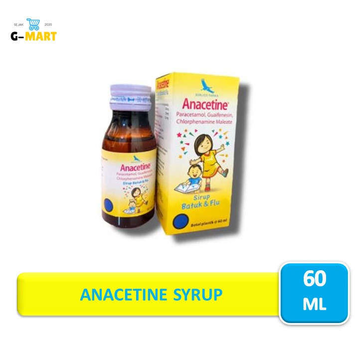 Jual Anacetine Syrup 60ml - Sirup Obat Batuk Pilek Anak | Shopee Indonesia