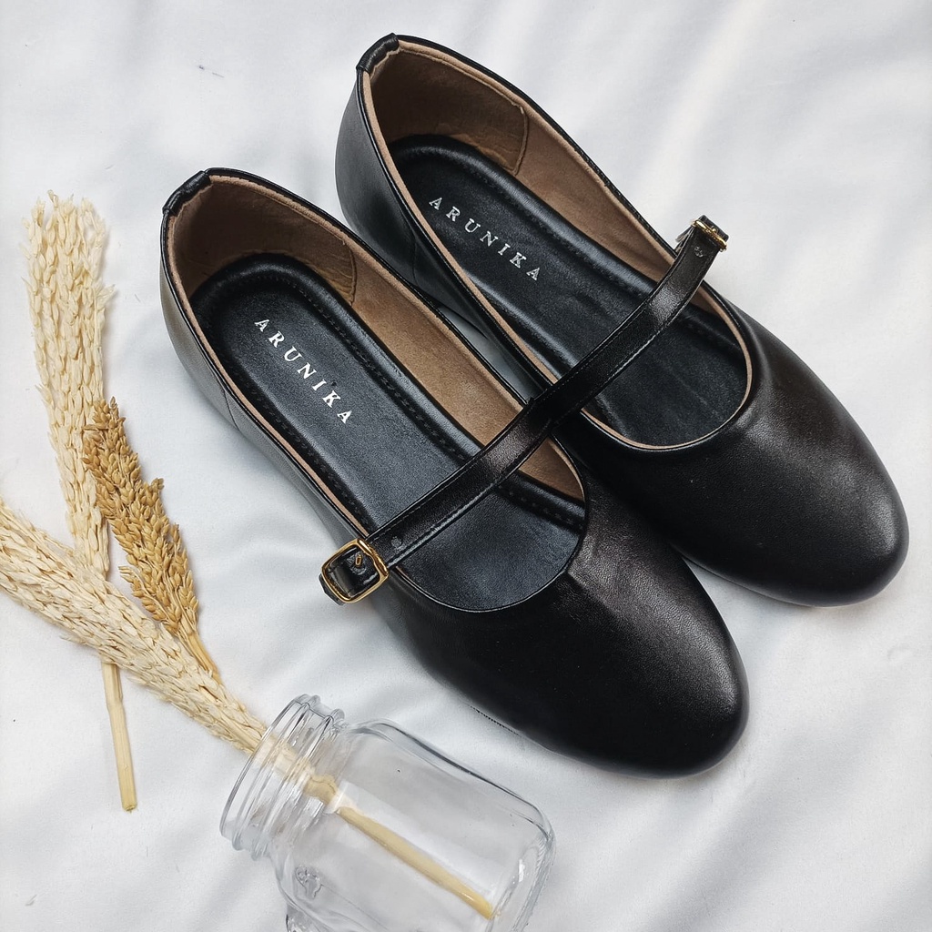 Jual Arunika ANNA Sepatu Flat Shoes Wanita Flatshoes Balet | Shopee ...