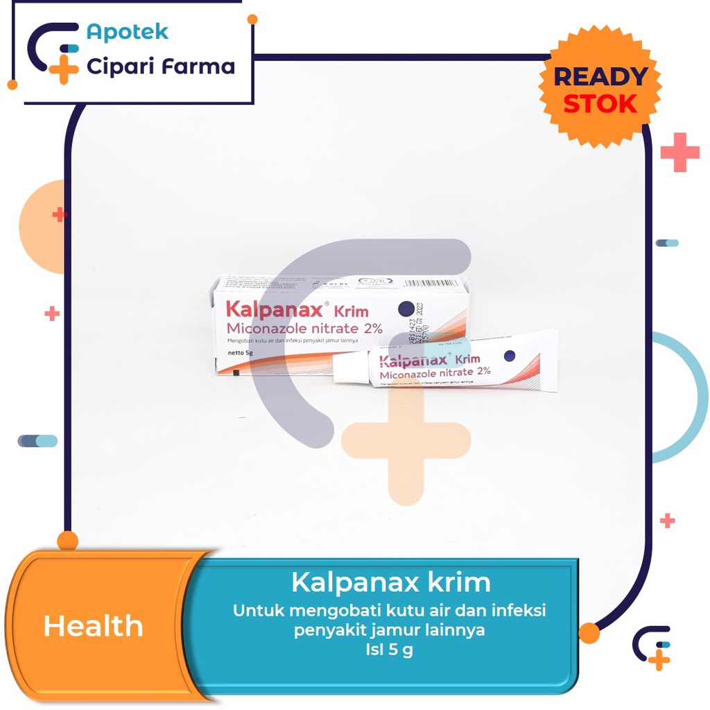 Jual Kalpanax Krim Obat Anti Jamur | Kutu Air | Kurap | Kudis isi 5gr ...