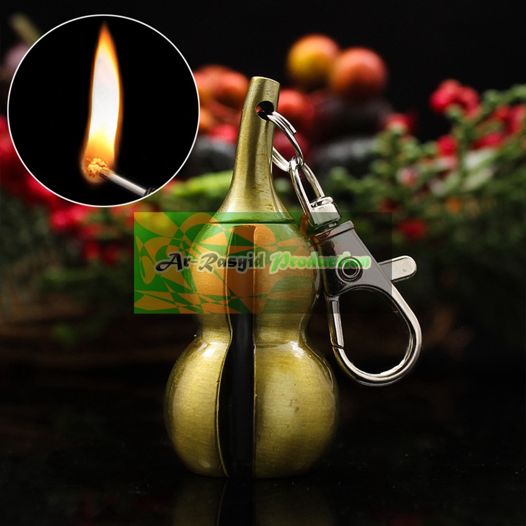 Jual Korek Api Minyak Gantungan Kunci Botol Labu Tradisional Retro GRVT ...