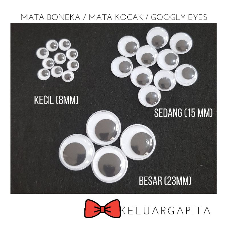 Jual Mata Boneka / Mata Kocak / Googly Eyes | Shopee Indonesia