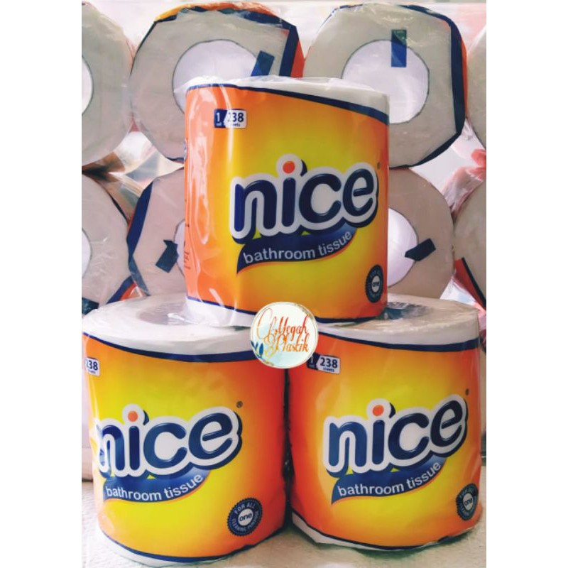 Jual Tissue Nice Roll / Tissue gulung / Tissue Toilet isi 510 lembar | Shopee Indonesia