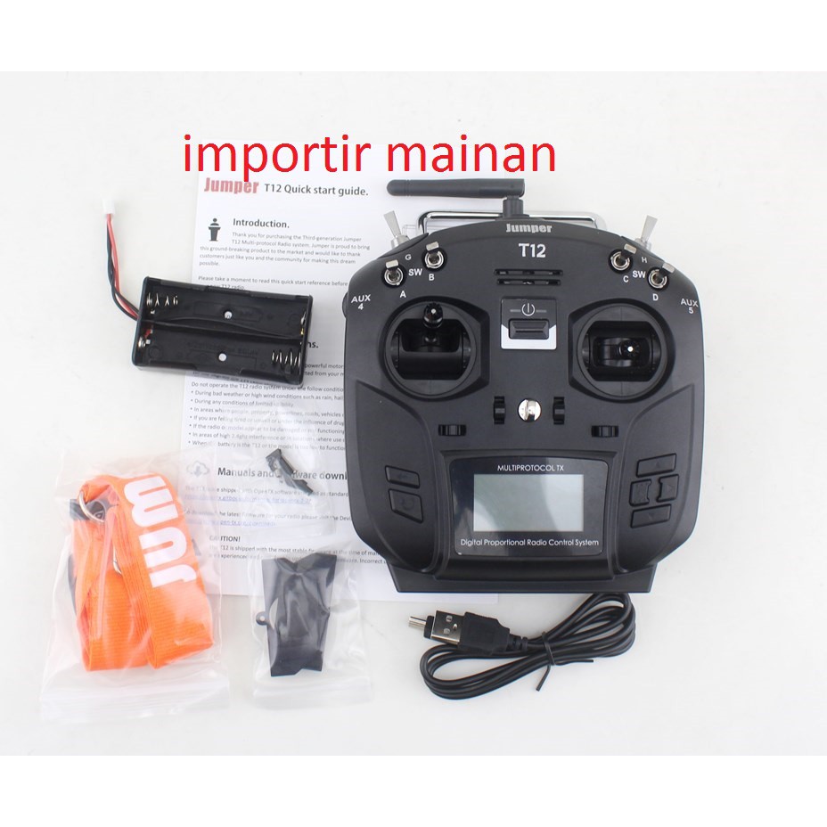 Jual Jumper T12 PLUS Hall Gimbal OpenTX Transmitter JP4in1 ...