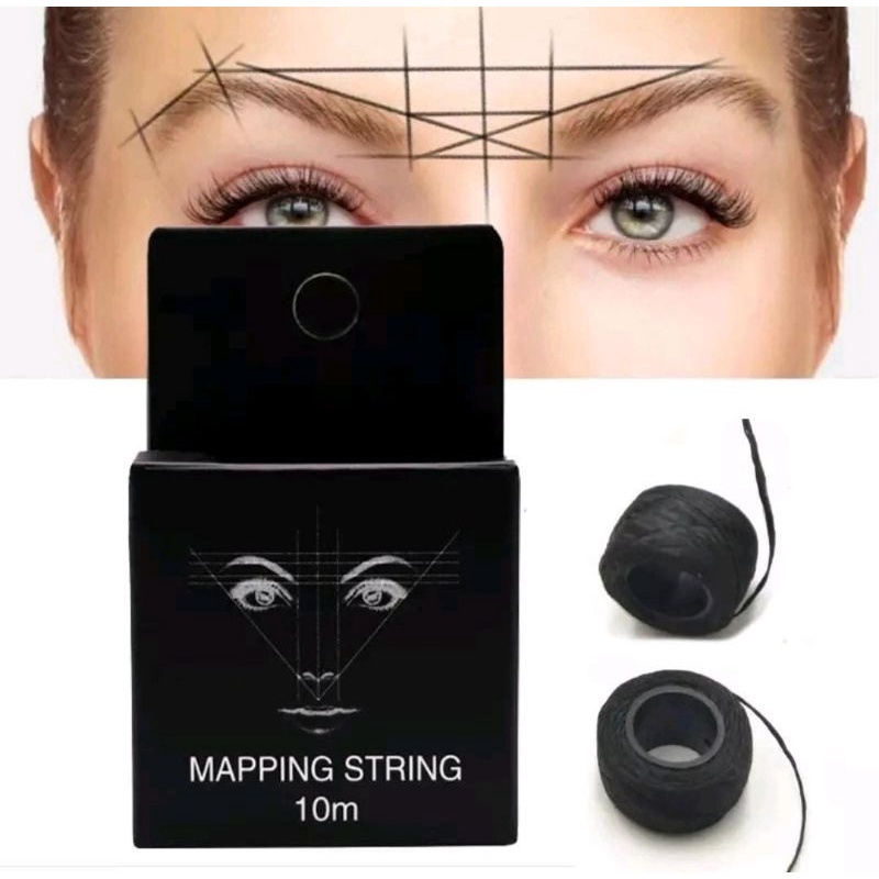 Jual 10M MAPPING STRING EYEBROW / BENANG PEMBENTUK POLA SULAM ALIS 10M ...