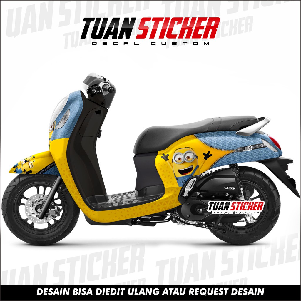 Jual Sticker Striping Decal Scoopy 2021, sticker scoopy 2021, striping ...