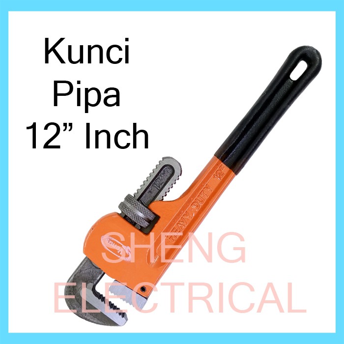 Jual Kunci Pipa 12" Pipe Wrench 12in 12 inch inci Kunci Pipa Air Ledeng ...