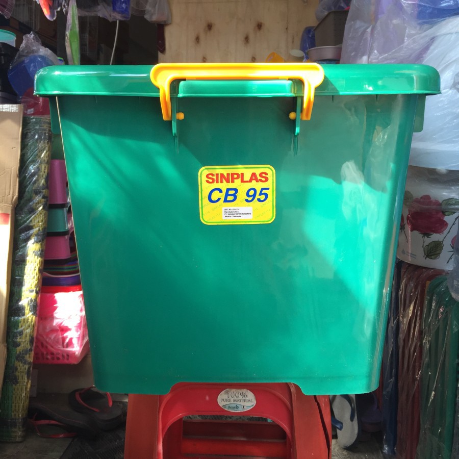 Jual Container Box Sinplas CB 95 Liter Shinpo Dengan Roda / Box ...