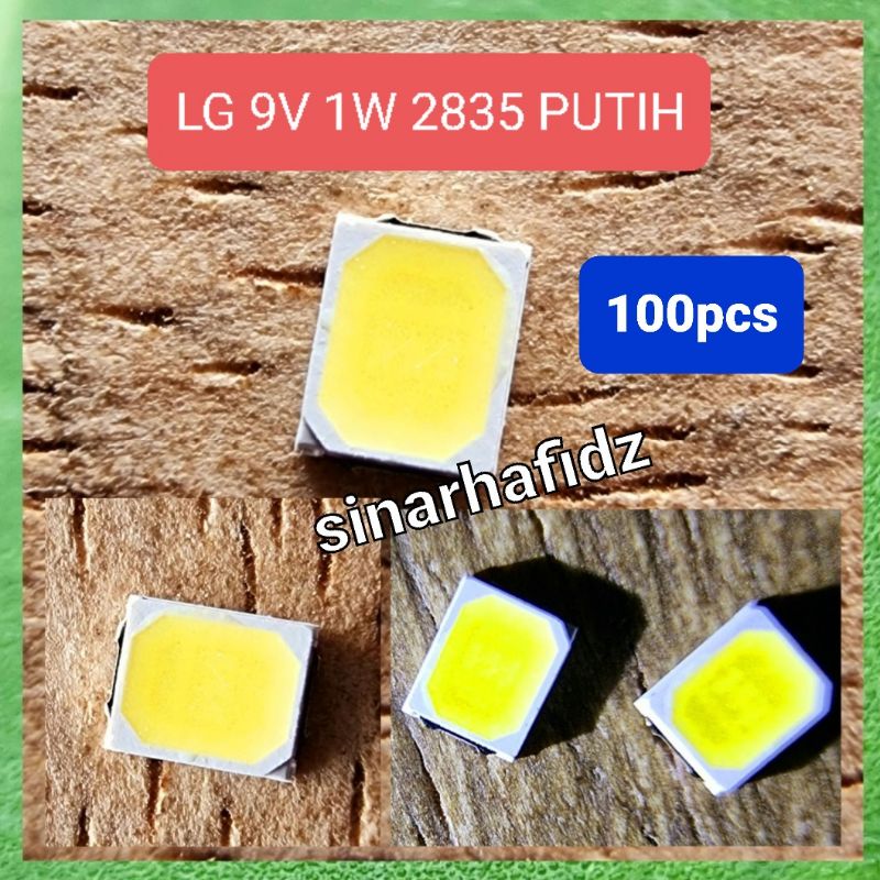 Jual LED SMD 3v 6v 9V 2835 1W LG 100pcs | Shopee Indonesia