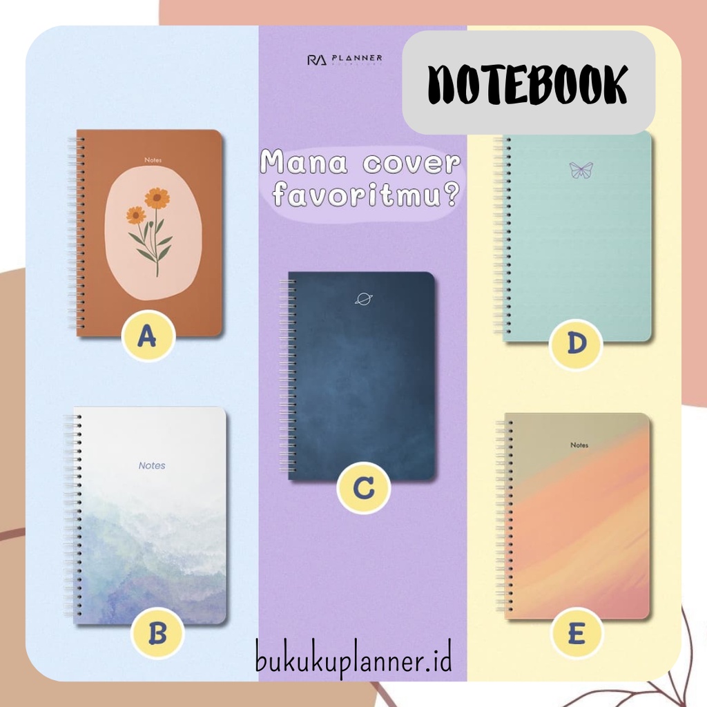 Jual Notebook kekinian / Buku Catatan kantor Mahasiswa Pelajar ...