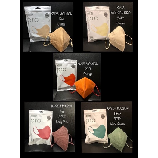 Jual Masker MOUSON KN95 PRO 5PLY Fashion Premium Mirip POKANA ...