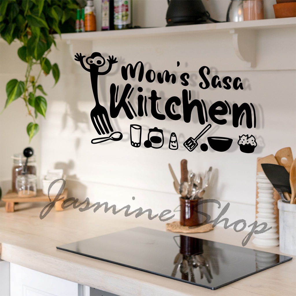 Jual STIKER DINDING KITCHEN DAPUR HIASAN DEKORASI DINDING BISA CUSTOM ...