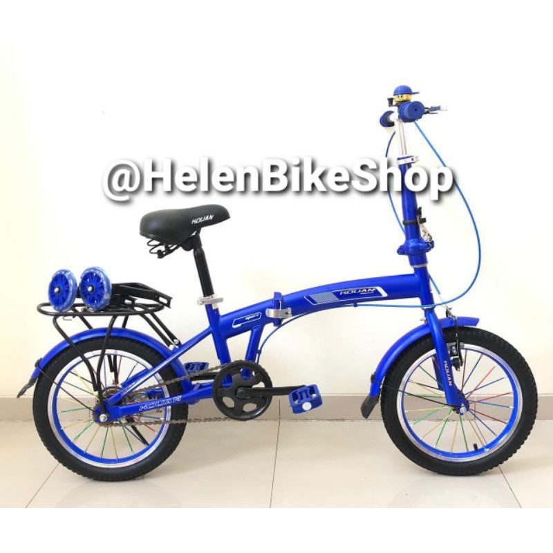 Jual Sepeda Lipat 16 inch Kouan Rem v-Brake/Biasa(Tanpa Roda Samping ...