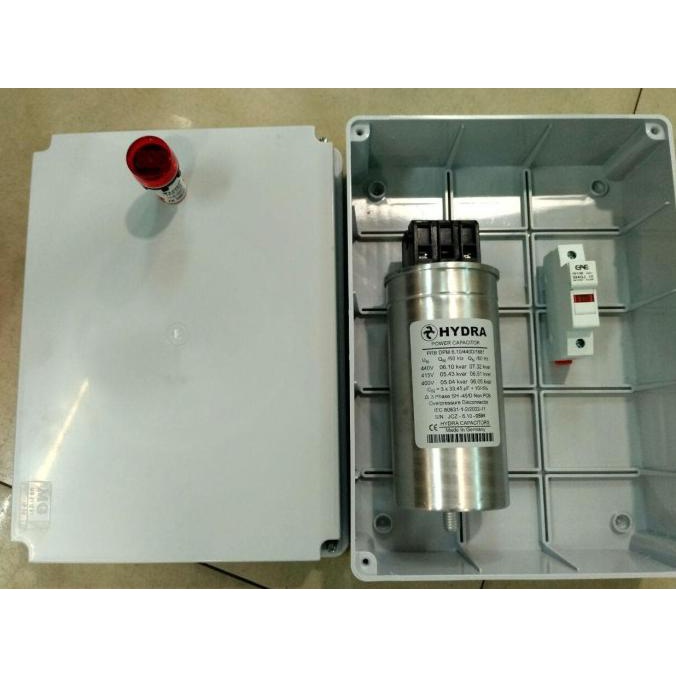 Jual Hydra Kapasitor Bank With Box 1 Phase 2Kvar 220V (5Kvar 400V 3Ph ...