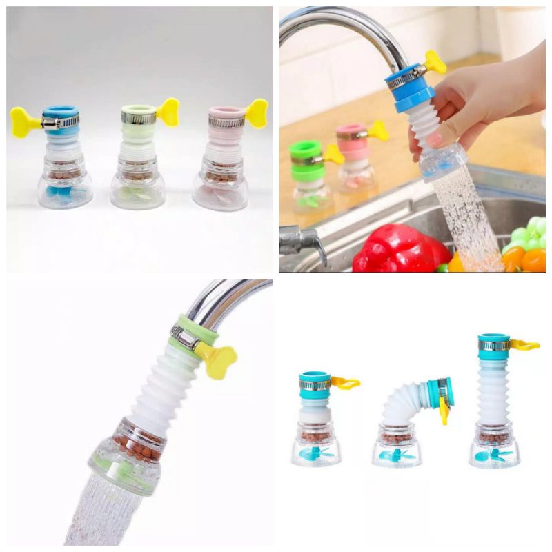 Jual Filter Kran Saringan Bola + Sambungan Kepala Keran Air Cuci Piring ...