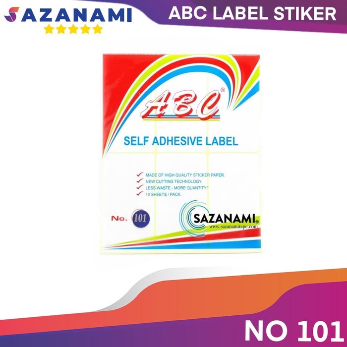 Jual ABC LABEL 101 STIKER LABEL SELF ADHESIVE LABEL LABEL UNDANGAN ...