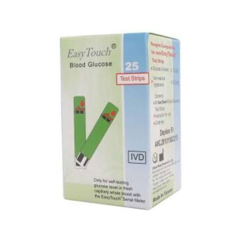Jual Easy Touch Gula Darah / Easytouch Glucose Isi 25 Pcs | Shopee ...