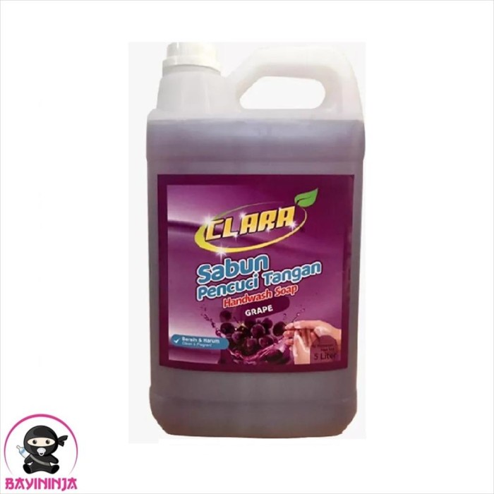 Jual tangan-cuci-sabun- clara sabun cuci tangan grape anggur 5 liter ...