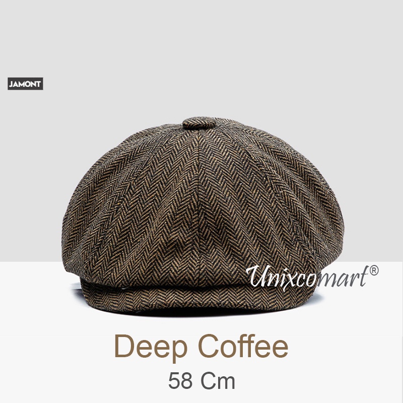 Jual Topi Baret DEAN Jamont Style Newsboy Flat Beret Hat Pelukis Patino ...