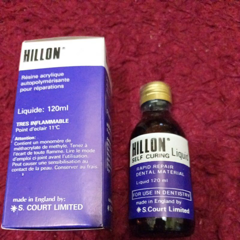 Jual Hillon liquid self curing / minyak gigi hillon self curing 120ml ...