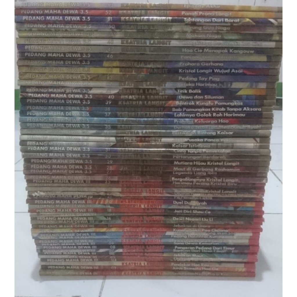 Jual Komik Ksatria Langit / Pedang maha dewa III 3,5 1-53 tamat tony ...
