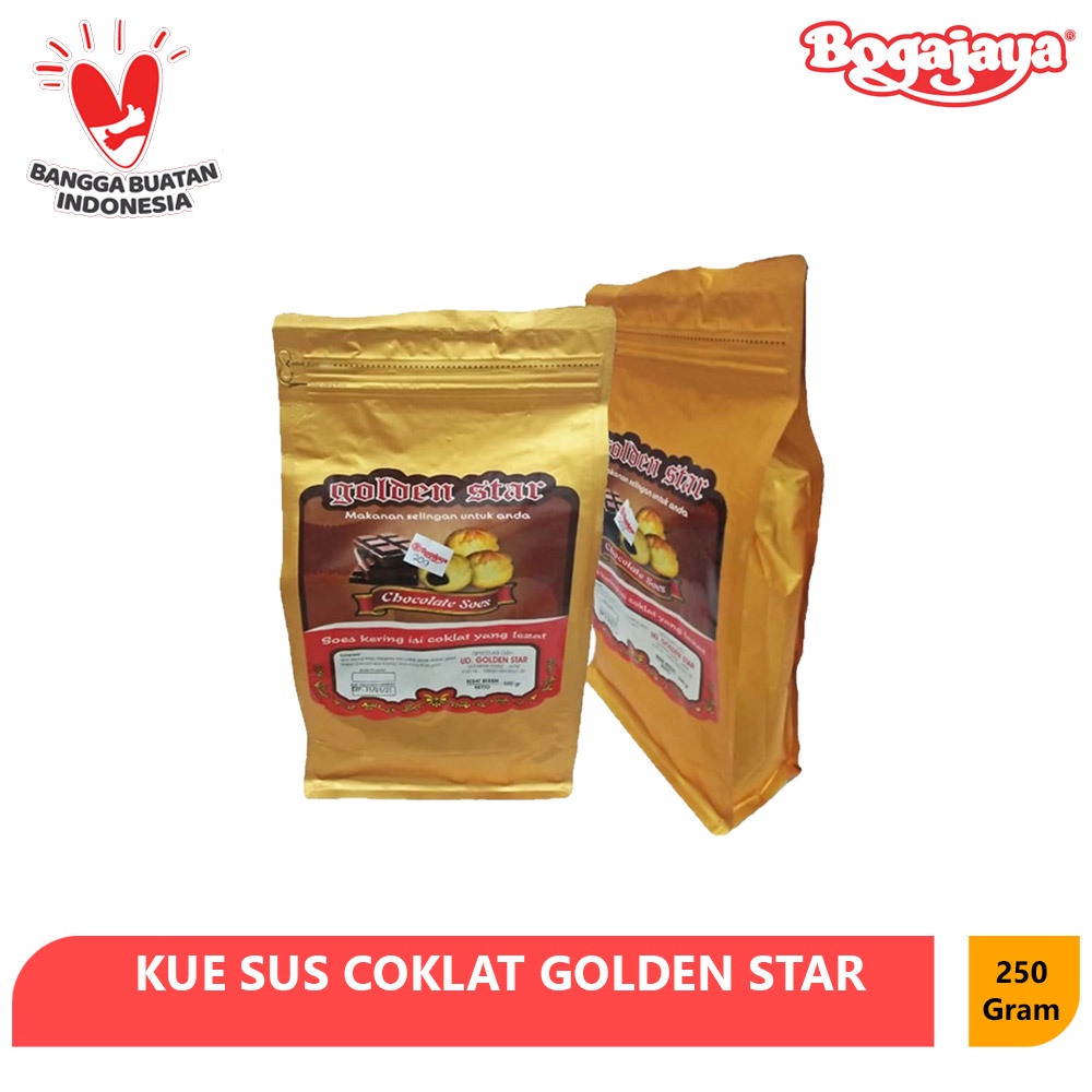 Jual SOES COKLAT GOLDEN STAR / GOLDEN STAR CHOCOLATE SOES / KUE SUS ...