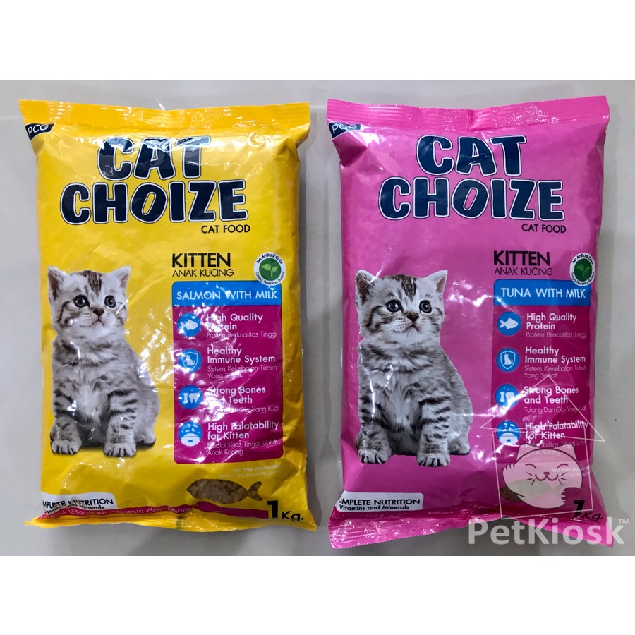 Jual Cat Choize Kitten Cat Food 1 Kg / Tuna Salmon / Makanan Kucing ...