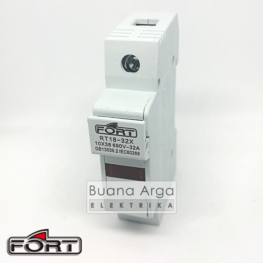 Jual FORT Fuse Holder Din Rail Mounting RT18-32(X) / 1P / 1Pole Model MCB | Shopee Indonesia