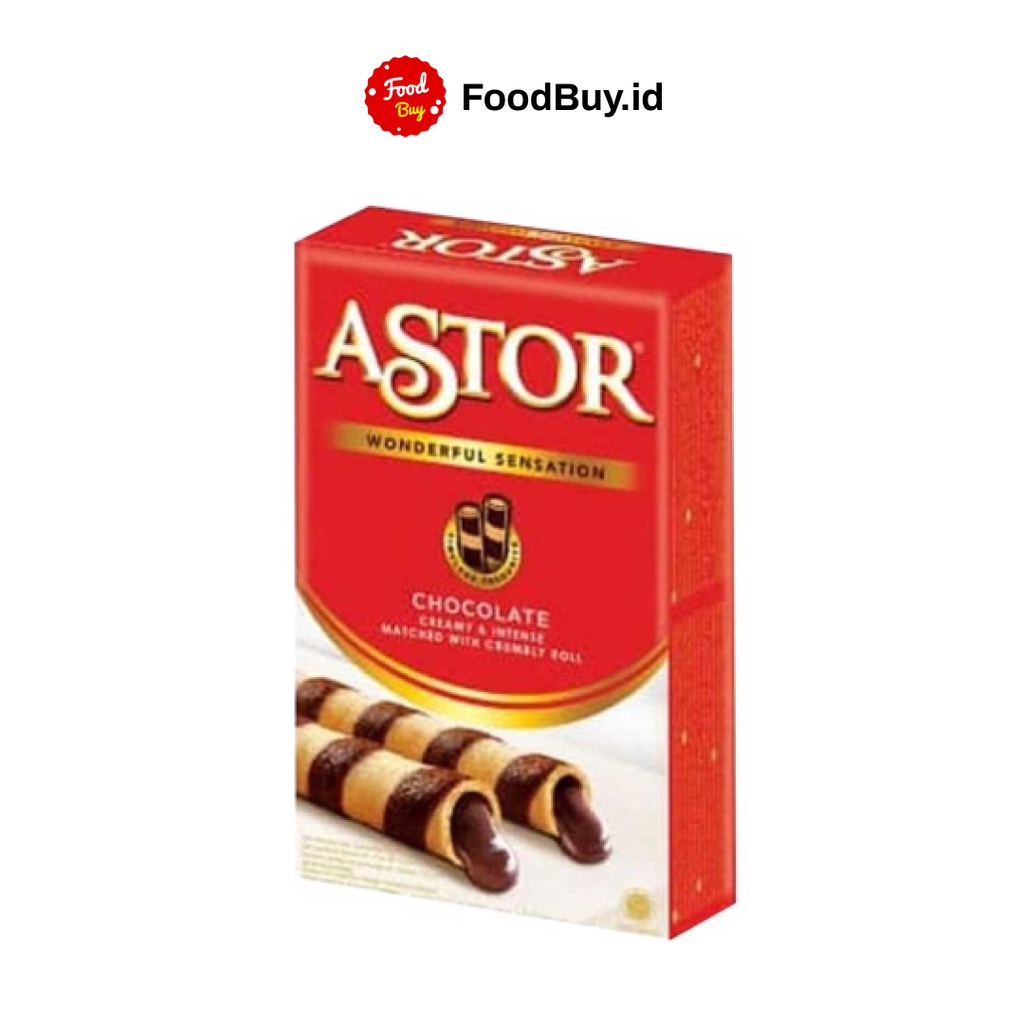 Jual Astor Chocolate Creamy & Intense Matched with Crumbly Roll 40 gr ...