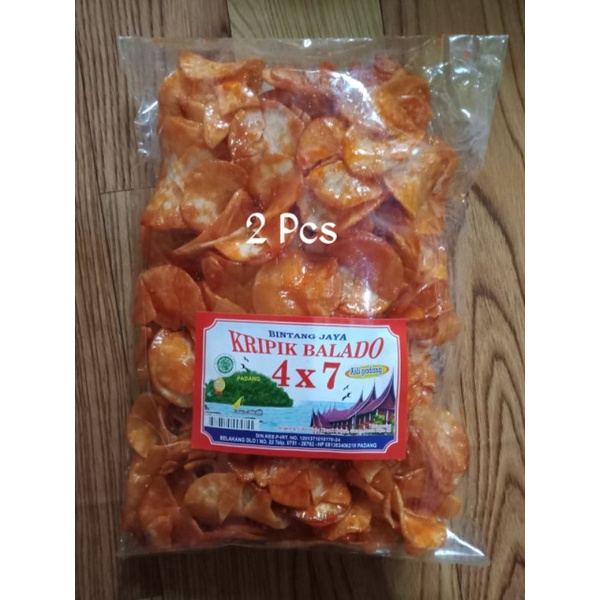Jual Kripik Balado 4x7 500gr @2pcs | Shopee Indonesia