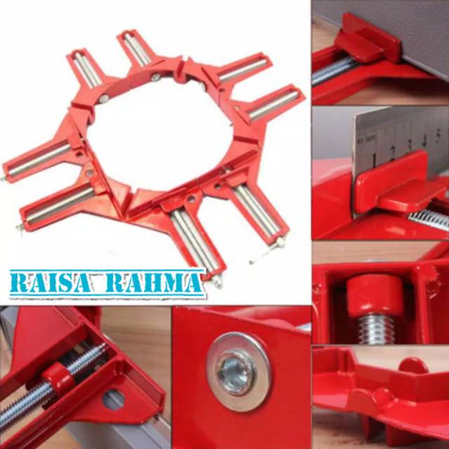 Jual Clamp Penjepit Siku Sudut Bingkai Pigura Kayu Clamp Corner ...