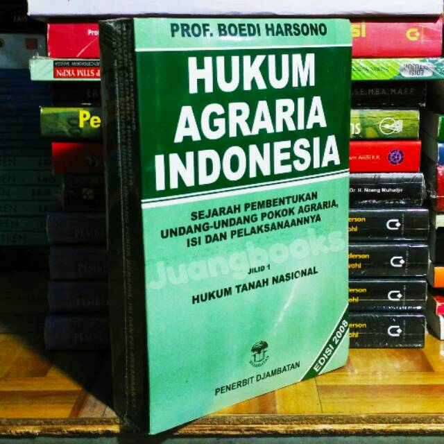Jual HUKUM AGRARIA INDONESIA By Boedi Harsono | Shopee Indonesia