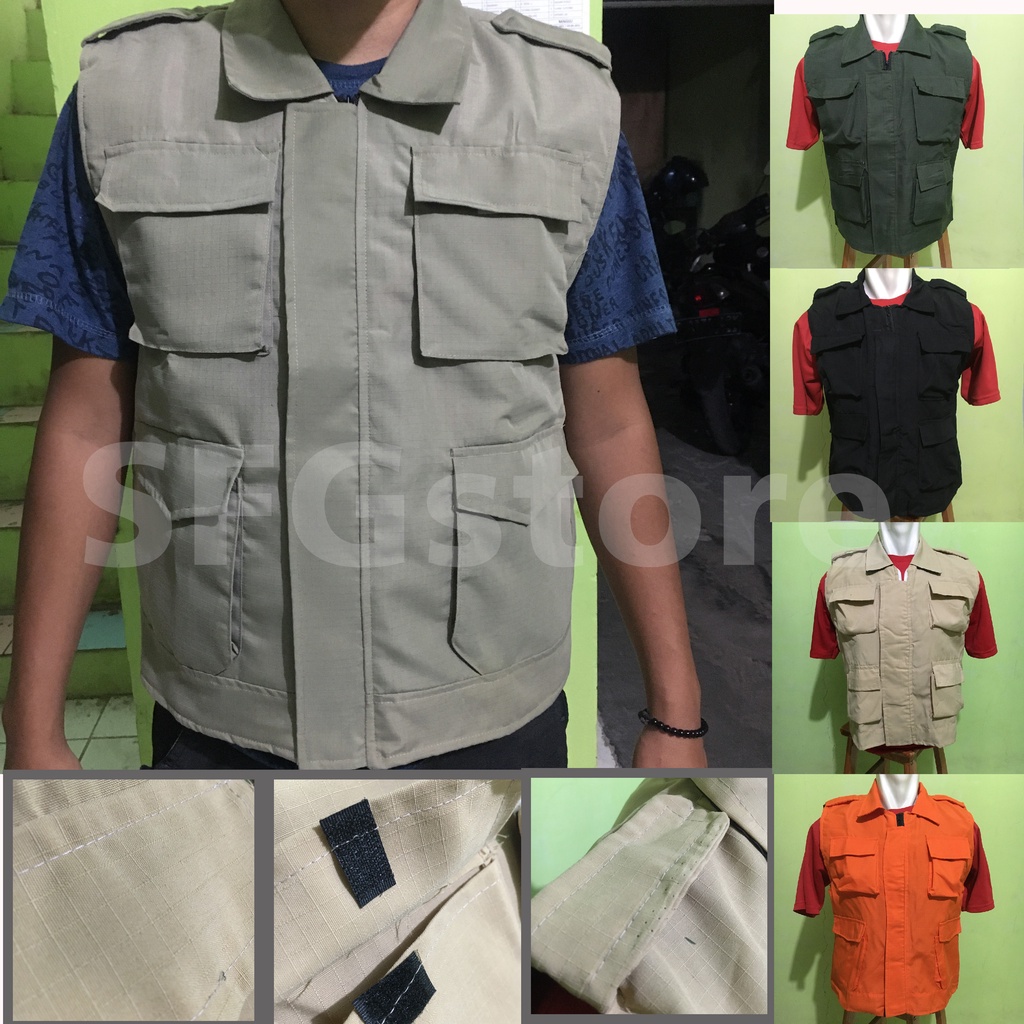 Jual ROMPI KERAH/ ROMPI LAPANGAN / ROMPI RELAWAN BERKERAH BAHAN RIPSTOK ...