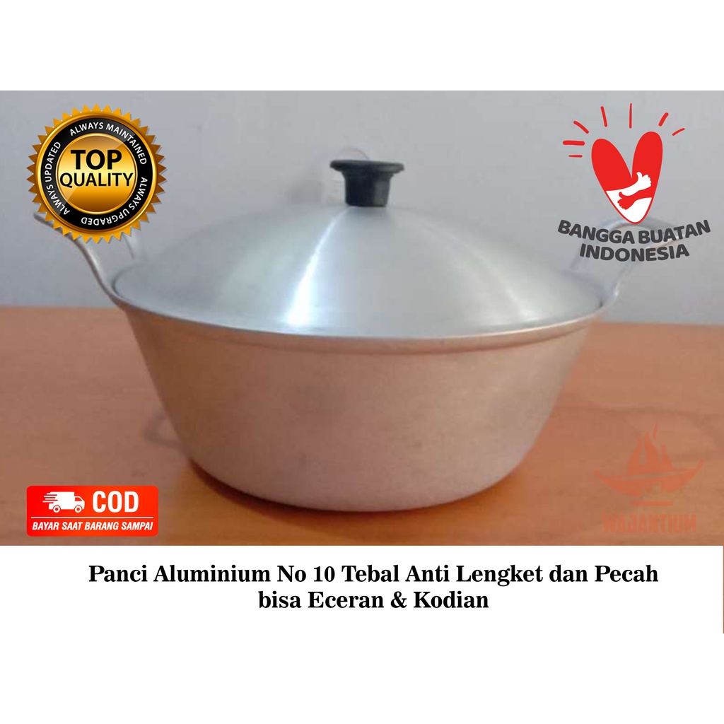 Jual Panci Citel Aluminium No 10 - 15 Tebal Anti Lengket dan Pecah ...