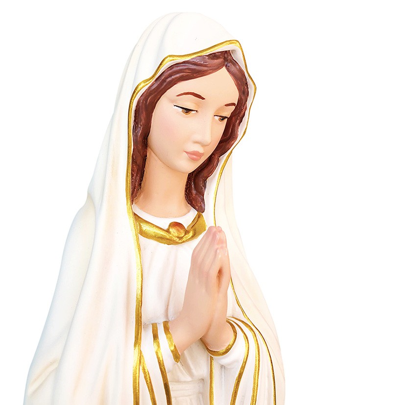 Jual Patung Rohani* Bunda Maria Fatima 40cm Resin Devosi Katolik ...