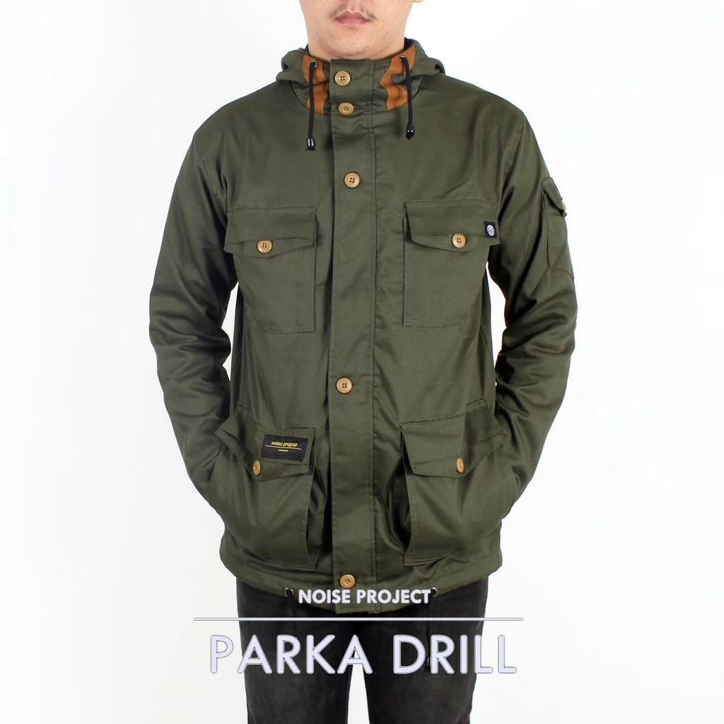 Jual JAKET PARKA DRILL NOISE WOLV ORIGINAL DISTRO PARAHYANGAN BANDUNG ...