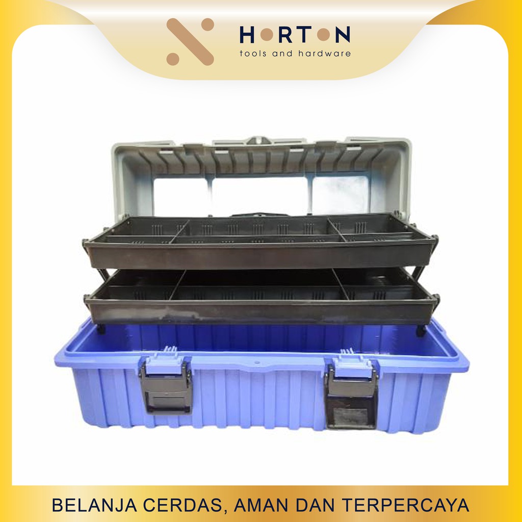 Jual Kenmaster Tool Box Susun 17 Inch / Kotak Perkakas 17" / Box Tamiya ...
