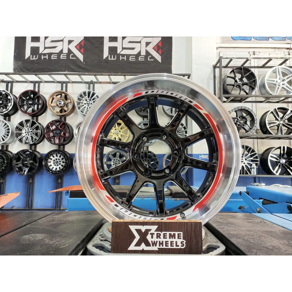 Jual velg racing hilux hsr toboali ring 18 lebar 9,5 pajero fortuner triton mux ranger everest ...