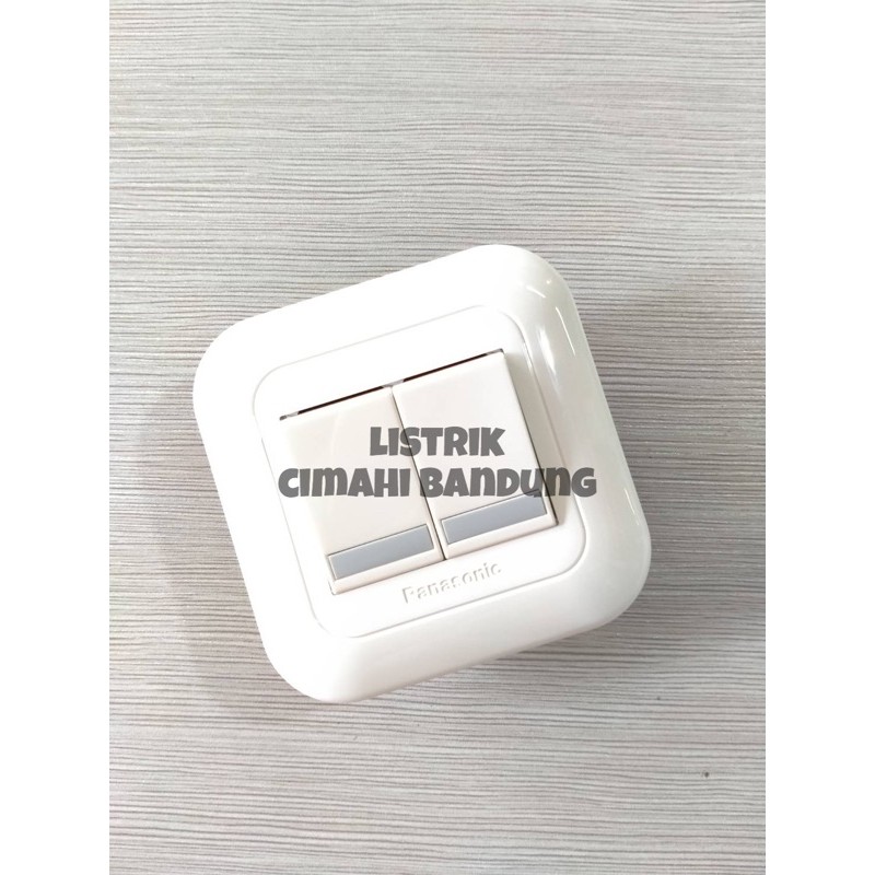 Jual PANASONIC Saklar Hotel / Tukar Double Saklar Seri Double Switch ...