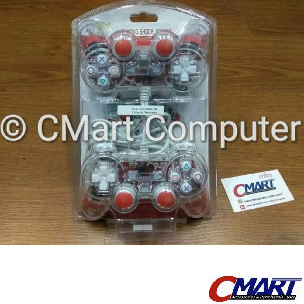 Jual Stick Gamepad Dual USB PC Joystick Joystik Controller - WLC-WE ...
