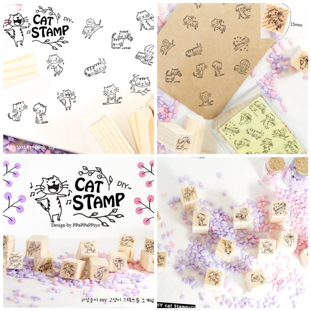 Jual Kmk Stempel Cap Stamp Stampel Setempel Kayu Wood Karakter Cute ...