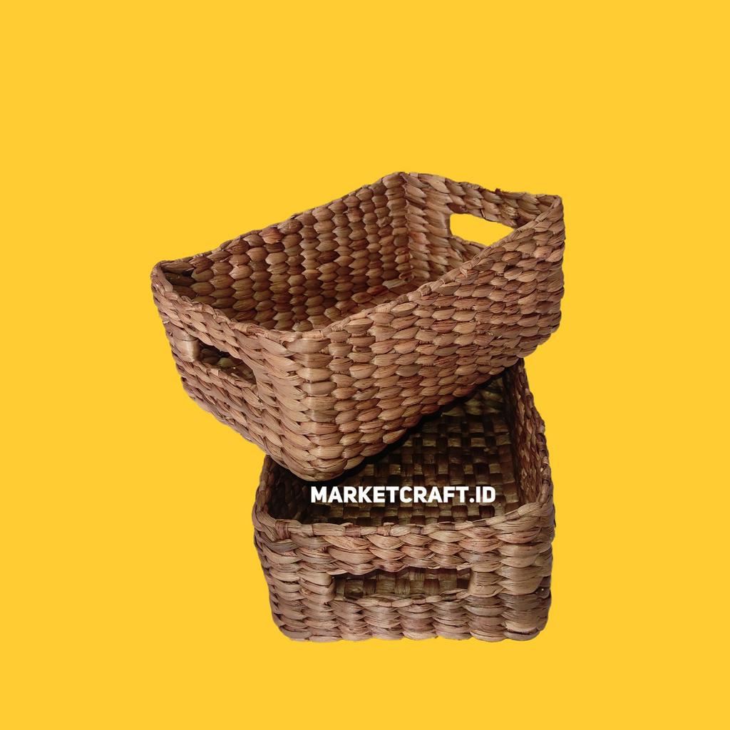Jual Keranjang eceng gondok/keranjang anyaman/keranjang storage ...