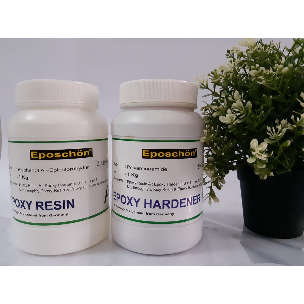 Jual epoxy resin A+B warna coklat | Shopee Indonesia