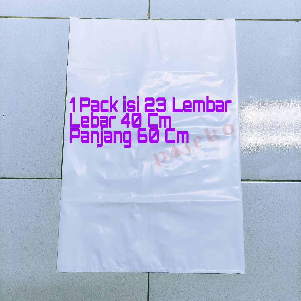 Jual Kantong Plastik Sampah Putih Susu 40 x 60 Cm / Kantong Plastik Sampah PE | Shopee Indonesia