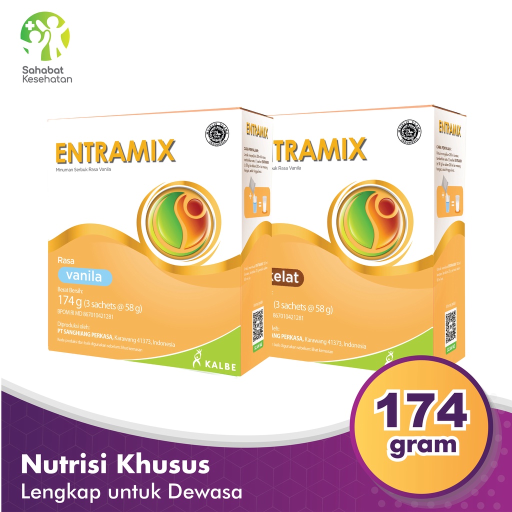 Jual Bundle 2 Box Entramix - Nutrisi Lengkap Dewasa | Shopee Indonesia